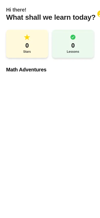 Kids Math Mobile App