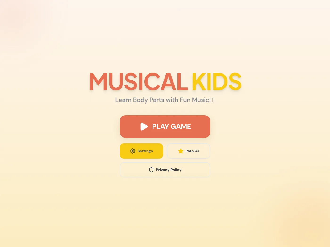 Musical Kids Learn Game