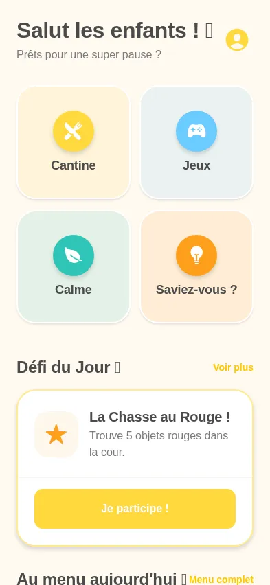 Méridienne Kids App