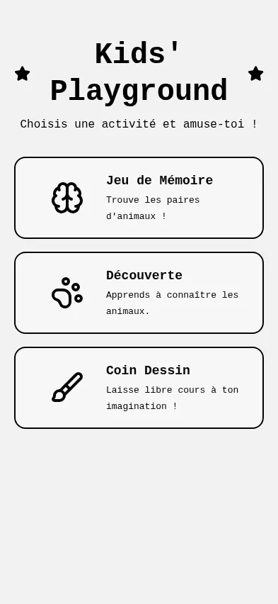Kids' Playground App