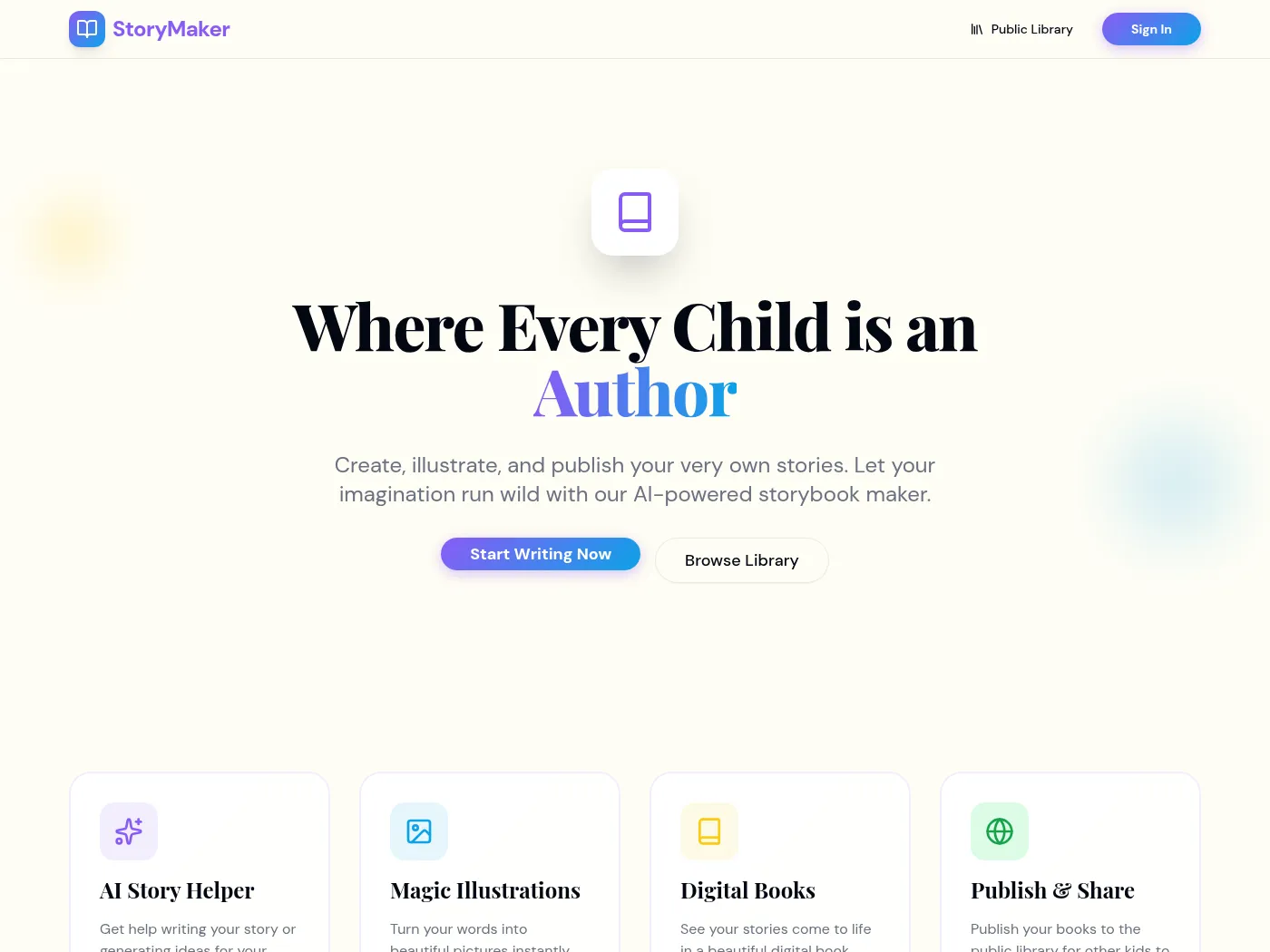 Kids Story Maker