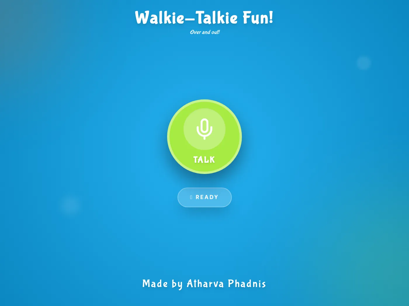 Kids' Walkie-Talkie Fun
