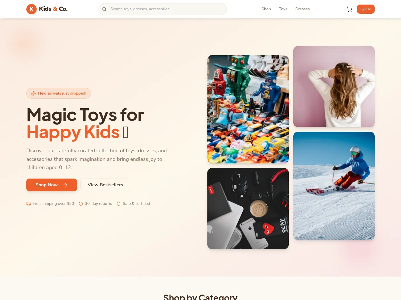 Kids & Co. E-Commerce Suite