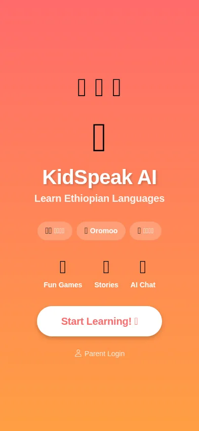 KidSpeak AI