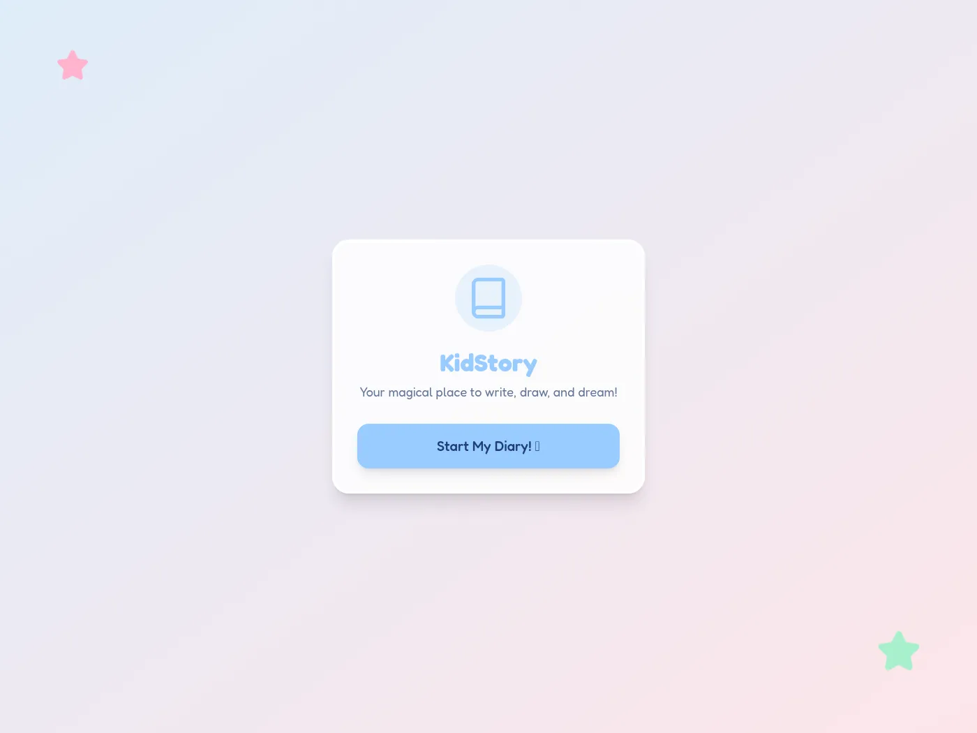 KidStory: Creative Digital Diary for Kids