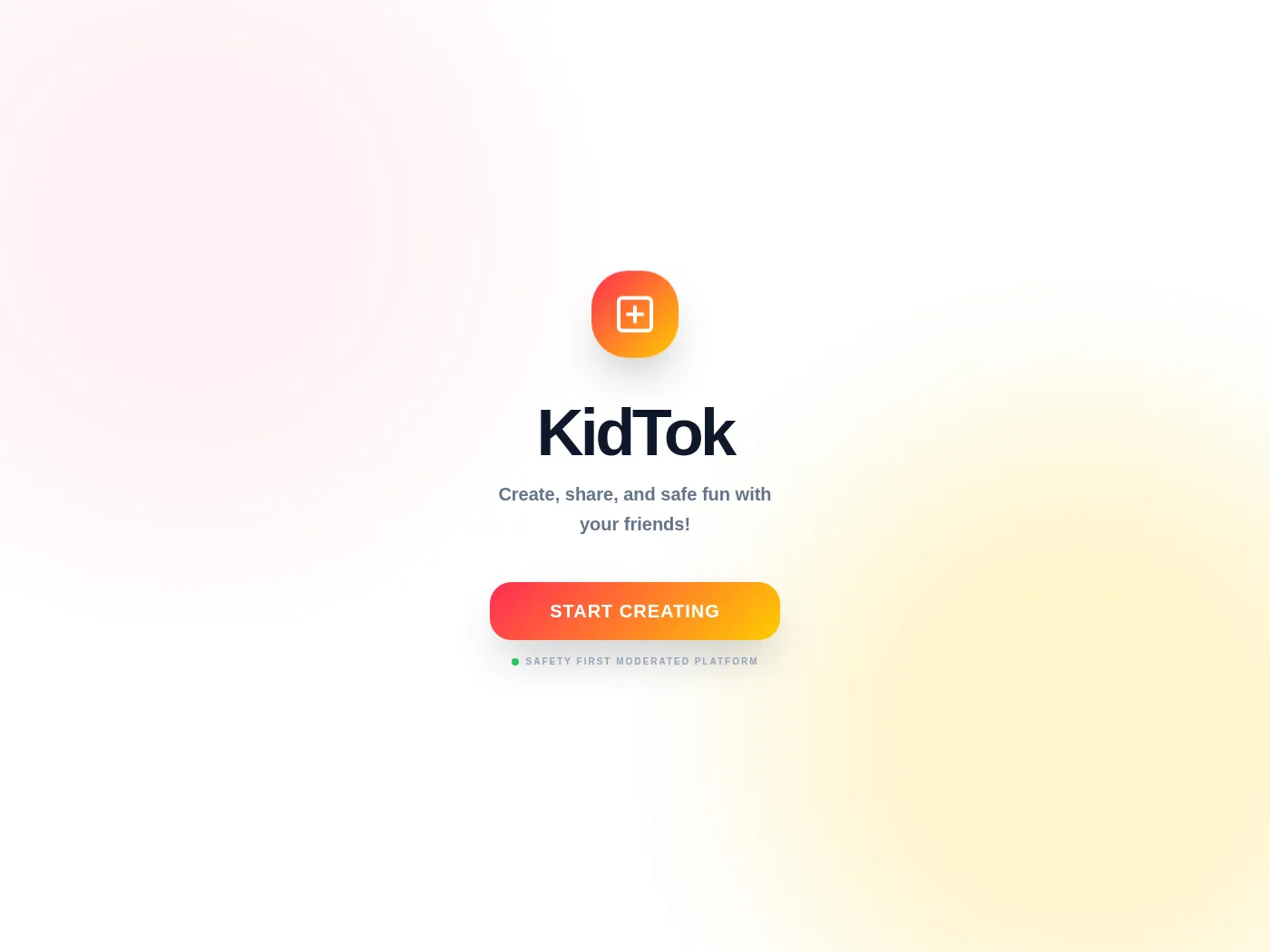 KidTok Social Platform