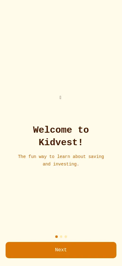 Kidvest Learning App