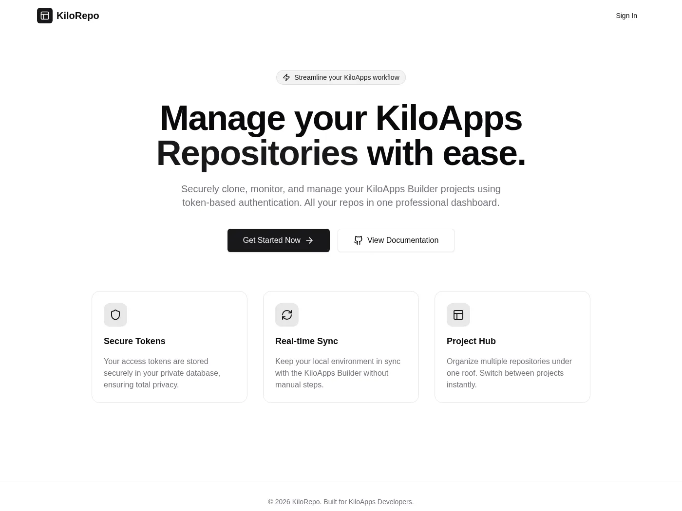 KiloApps Repo Clone