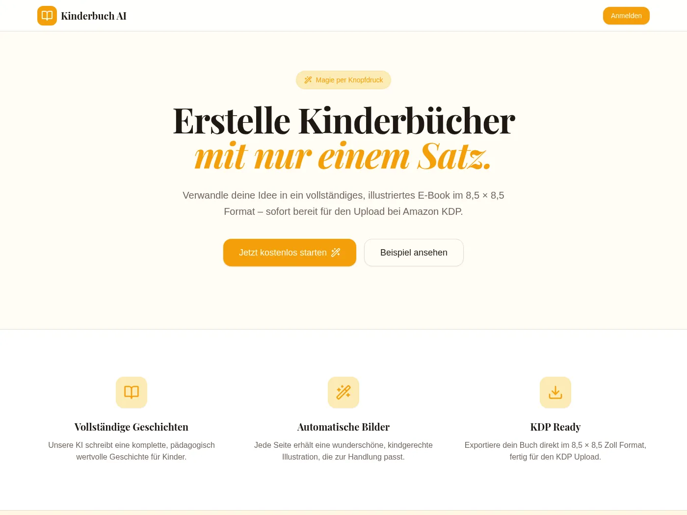 Kinderbuch Generator