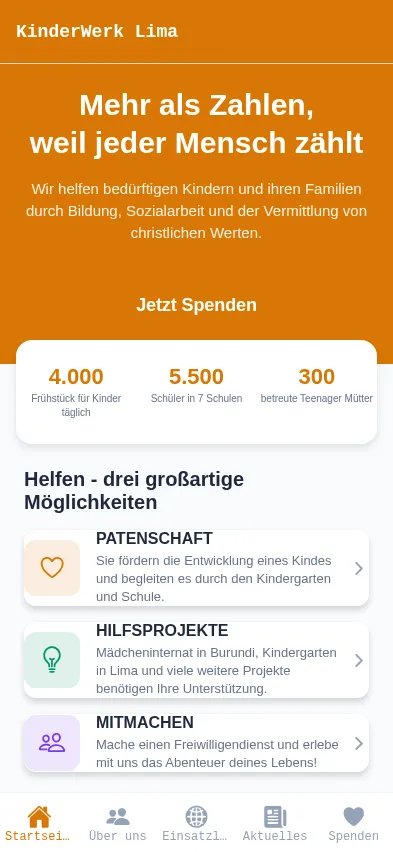 KinderWerk Lima App
