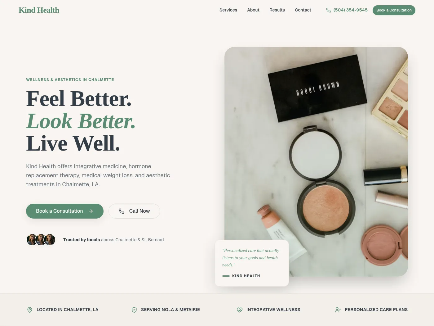 Kind Health Wellness Site