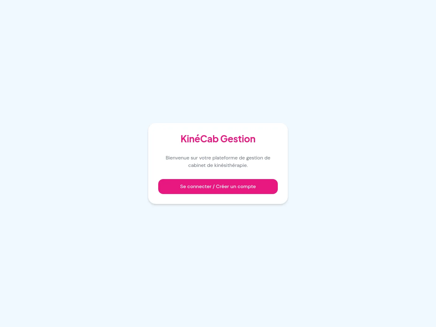KinéCab Gestion Maroc