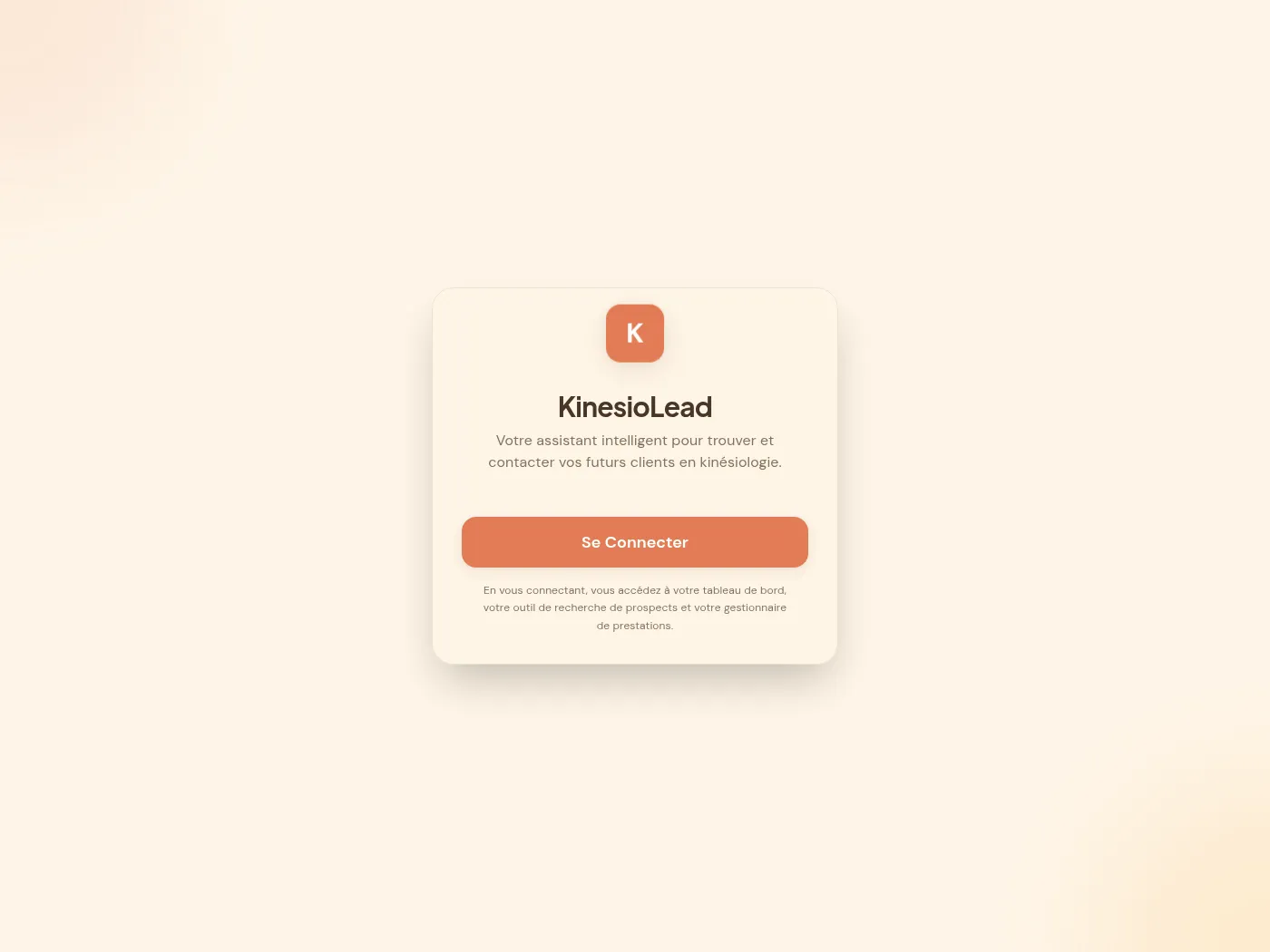 Kinesiologie Outreach Bot