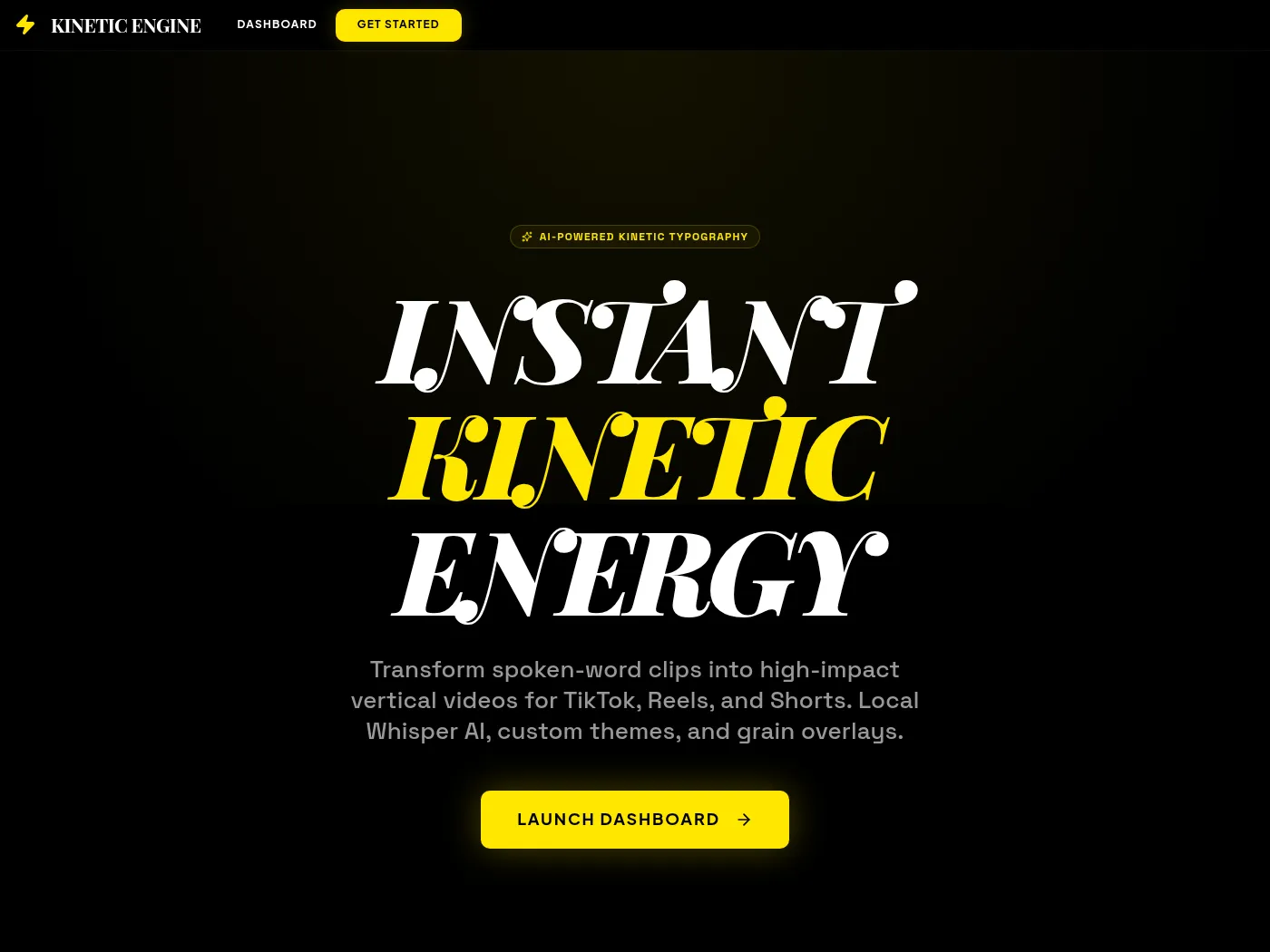 Kinetic Video Engine