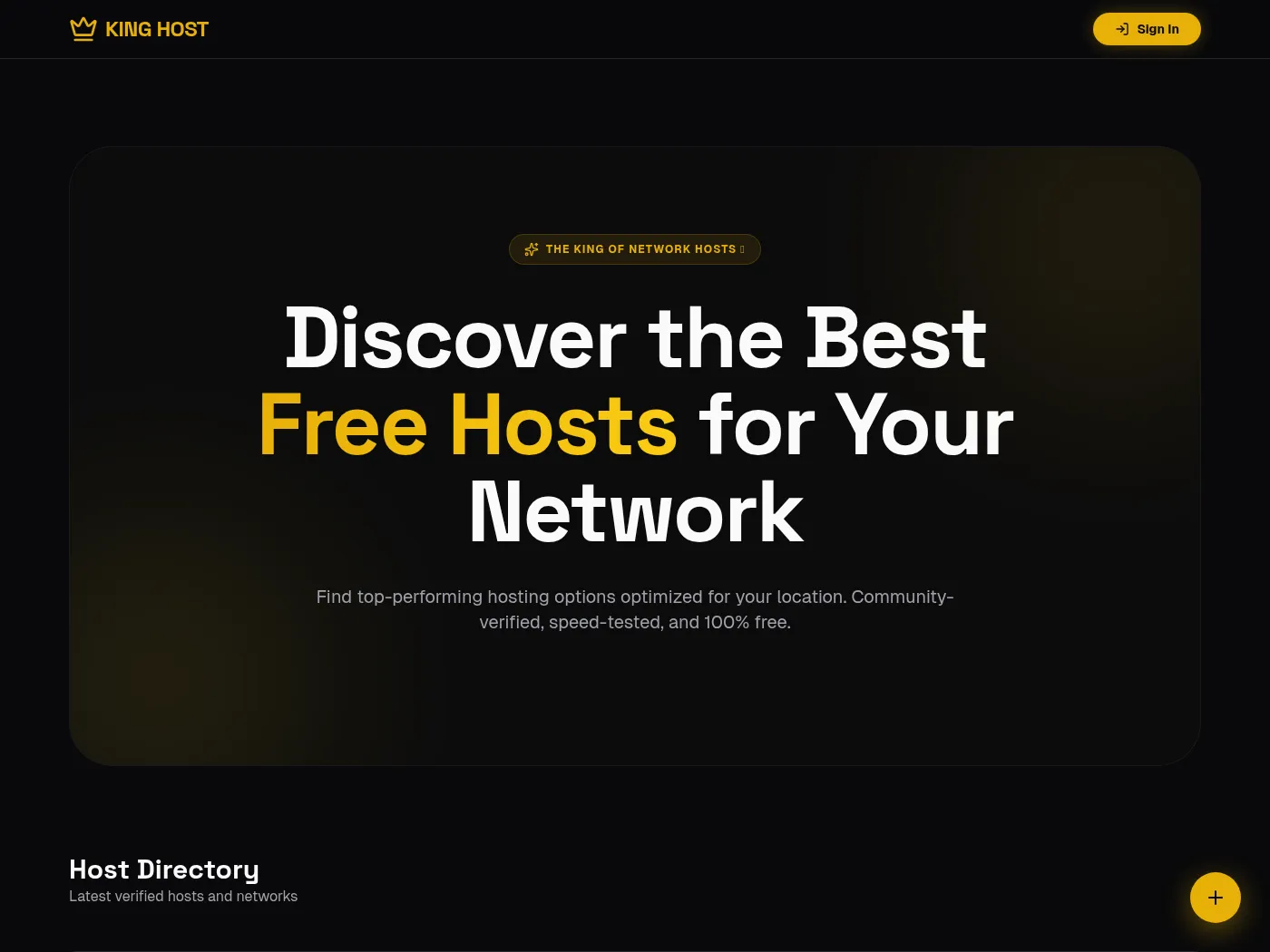 KING HOST Finder