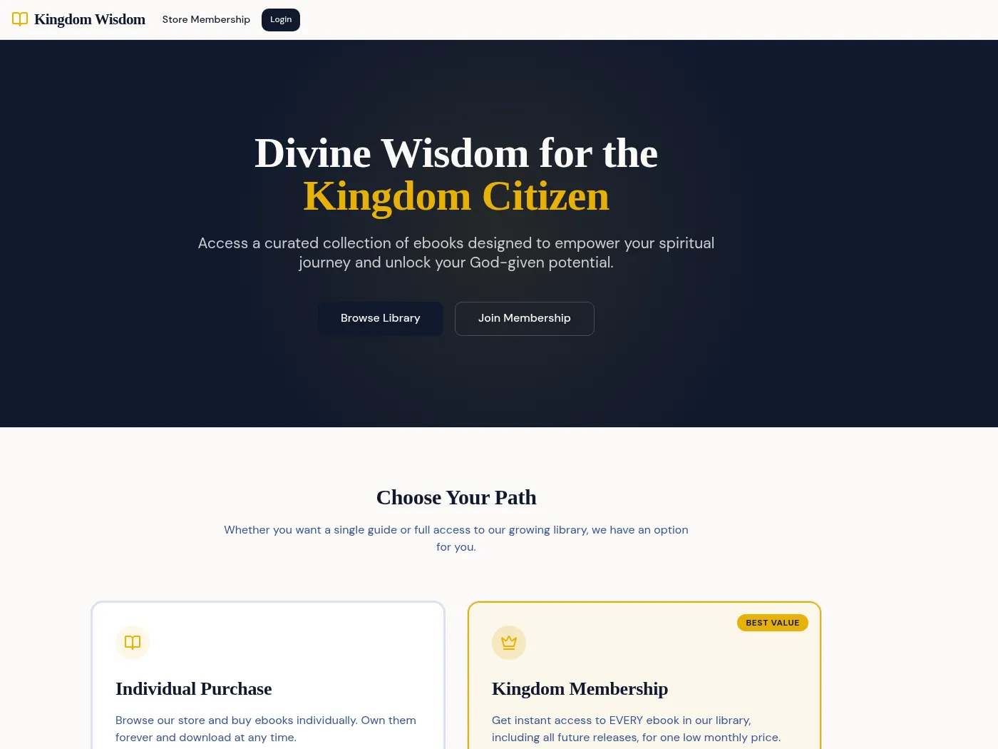 Kingdom Wisdom Library
