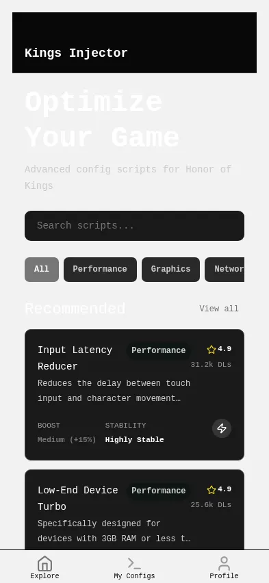 Kings Config Injector