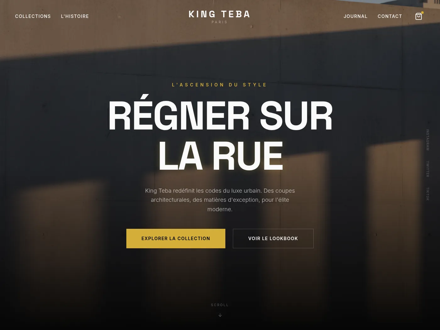 King Teba Fashion Site