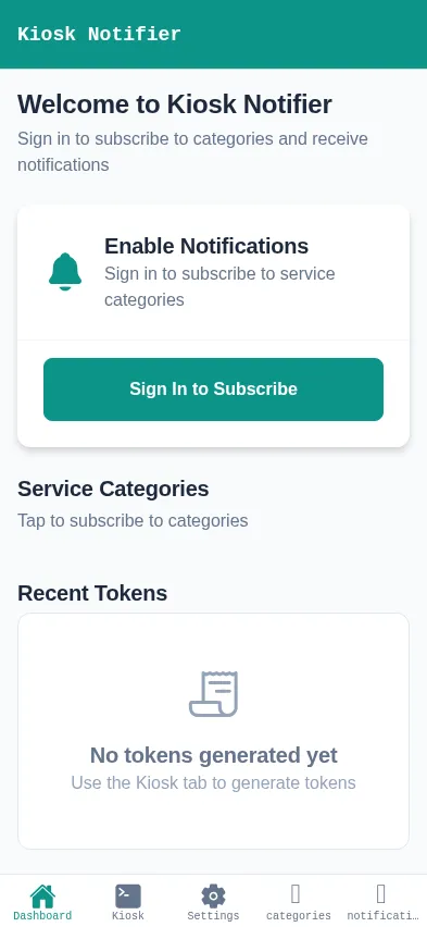 KioskNotifier