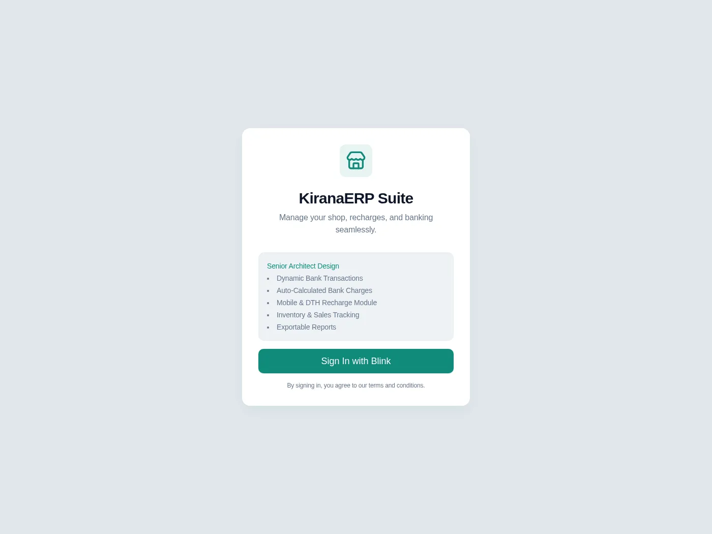 KiranaERP Suite