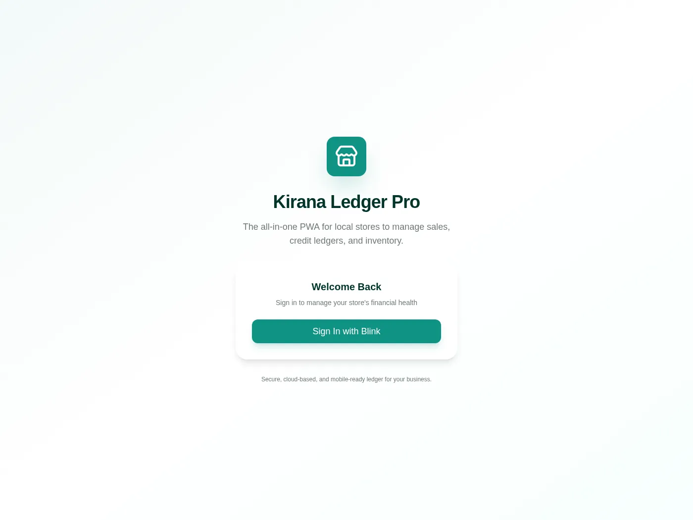 Kirana Ledger Pro