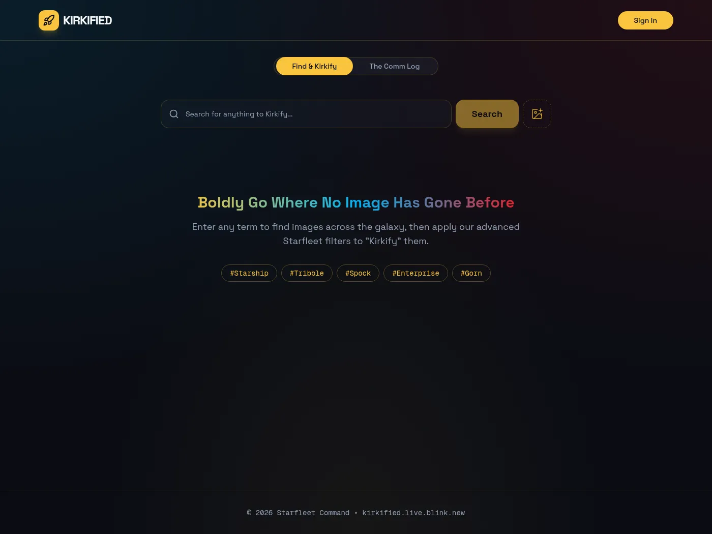 Kirkified Image Finder