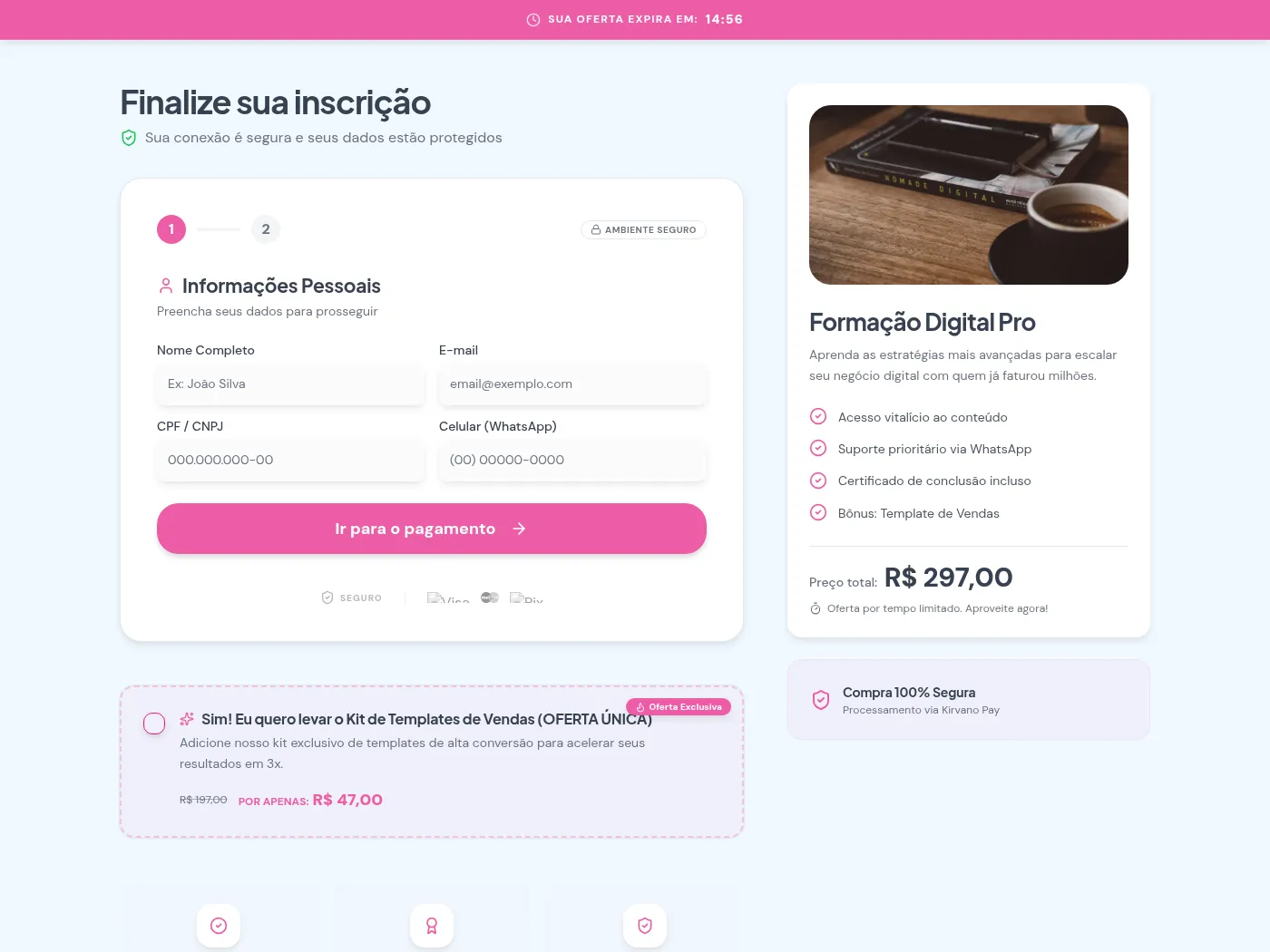 Kirvano Pay Clone
