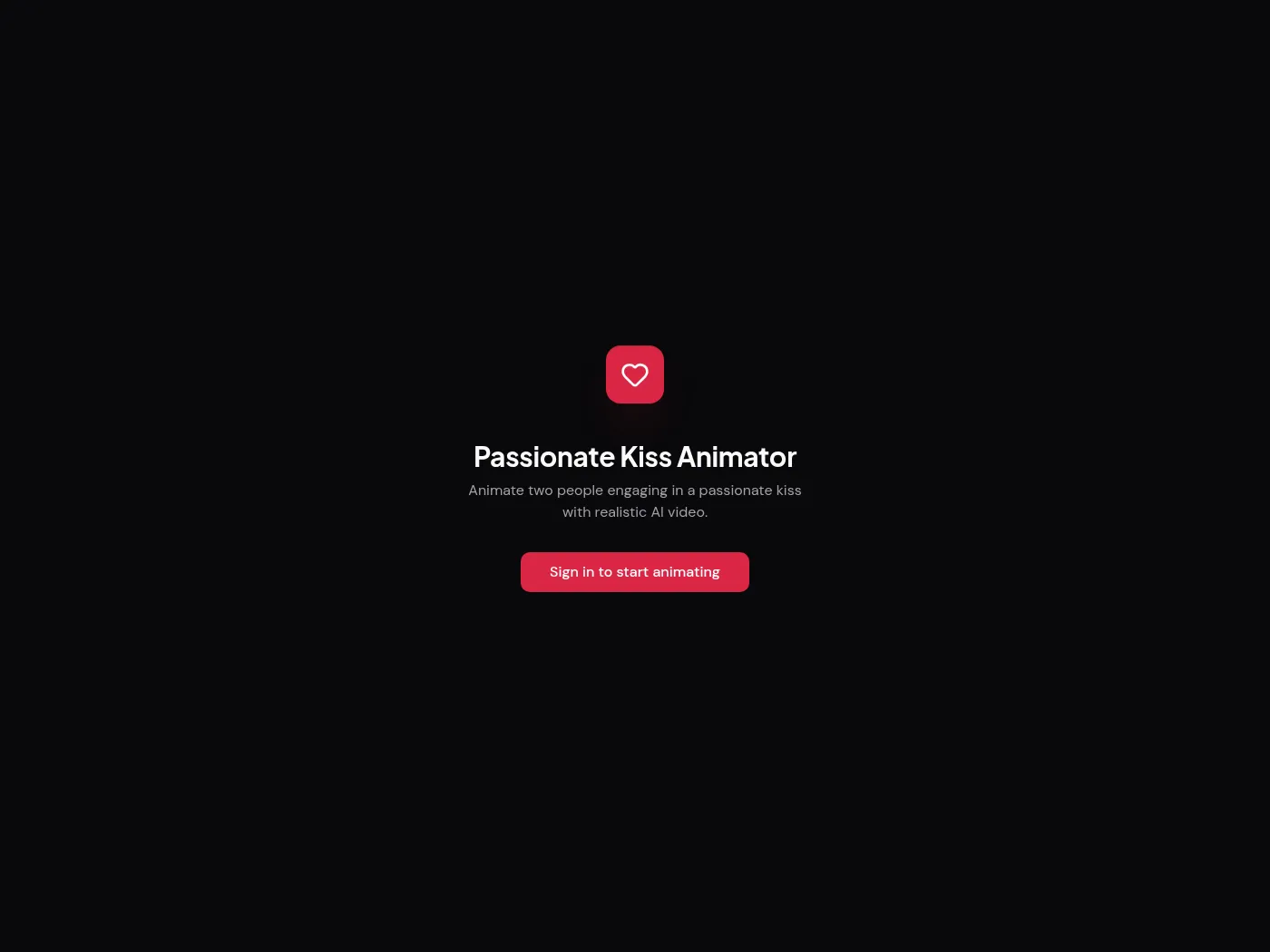 Passionate Kiss Animator