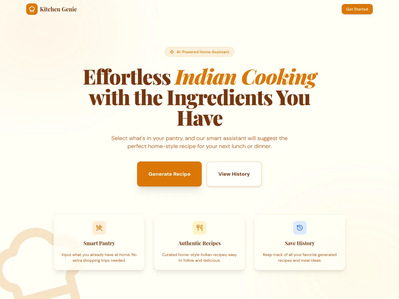 Indian Kitchen Genie