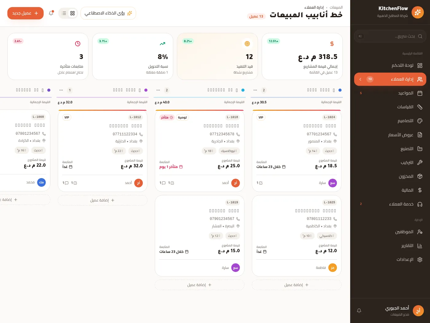 KitchenFlow ERP SaaS
