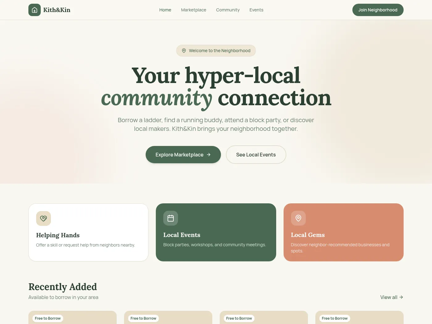 Kith&Kin Community Hub