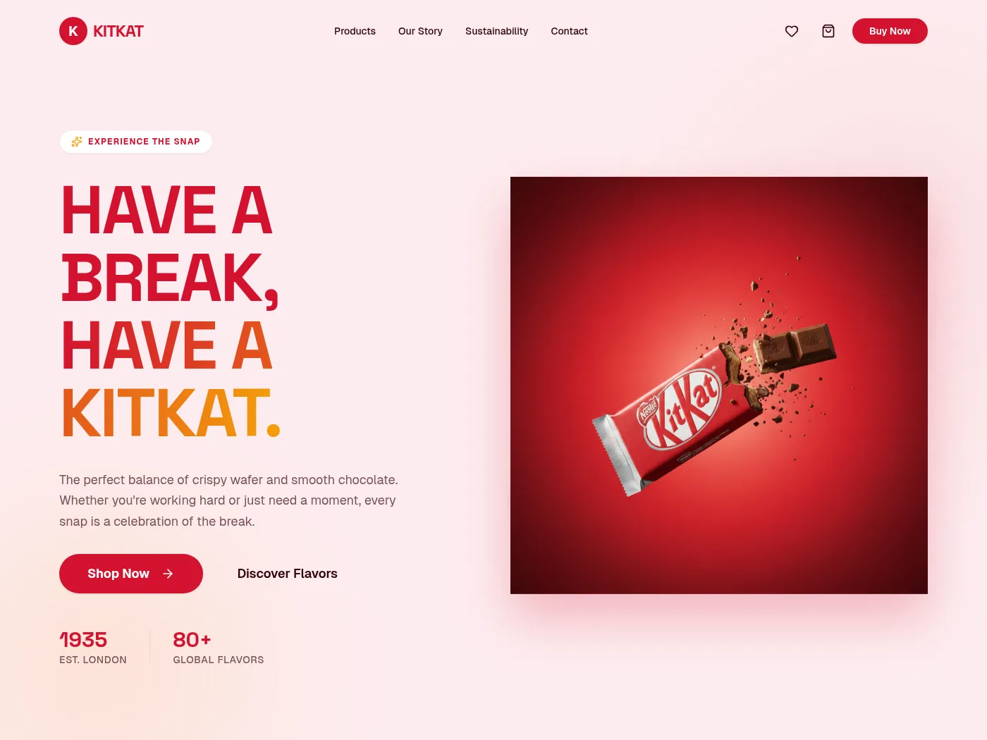Kitkat Showcase Site