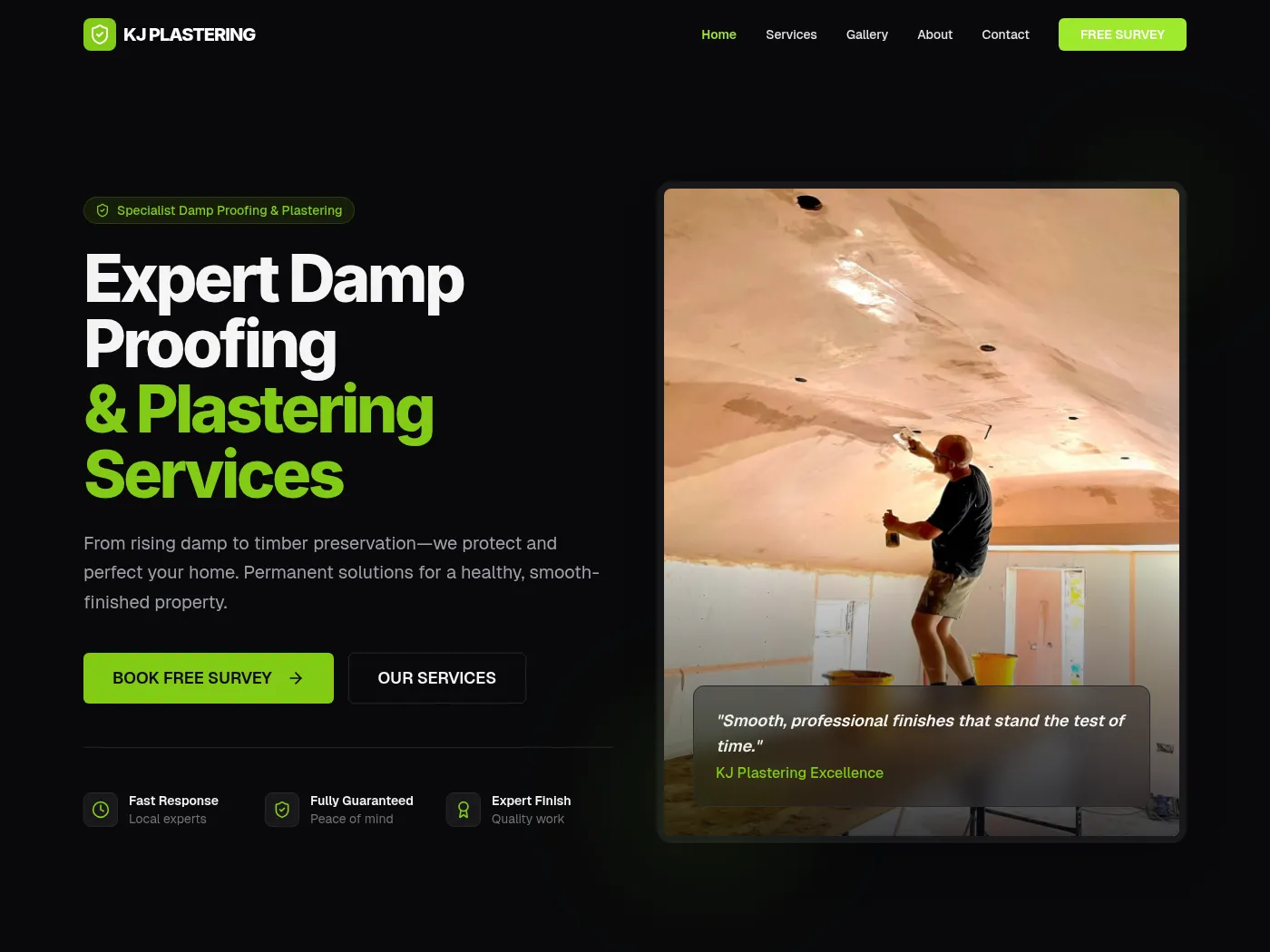 KJ Plastering Portfolio