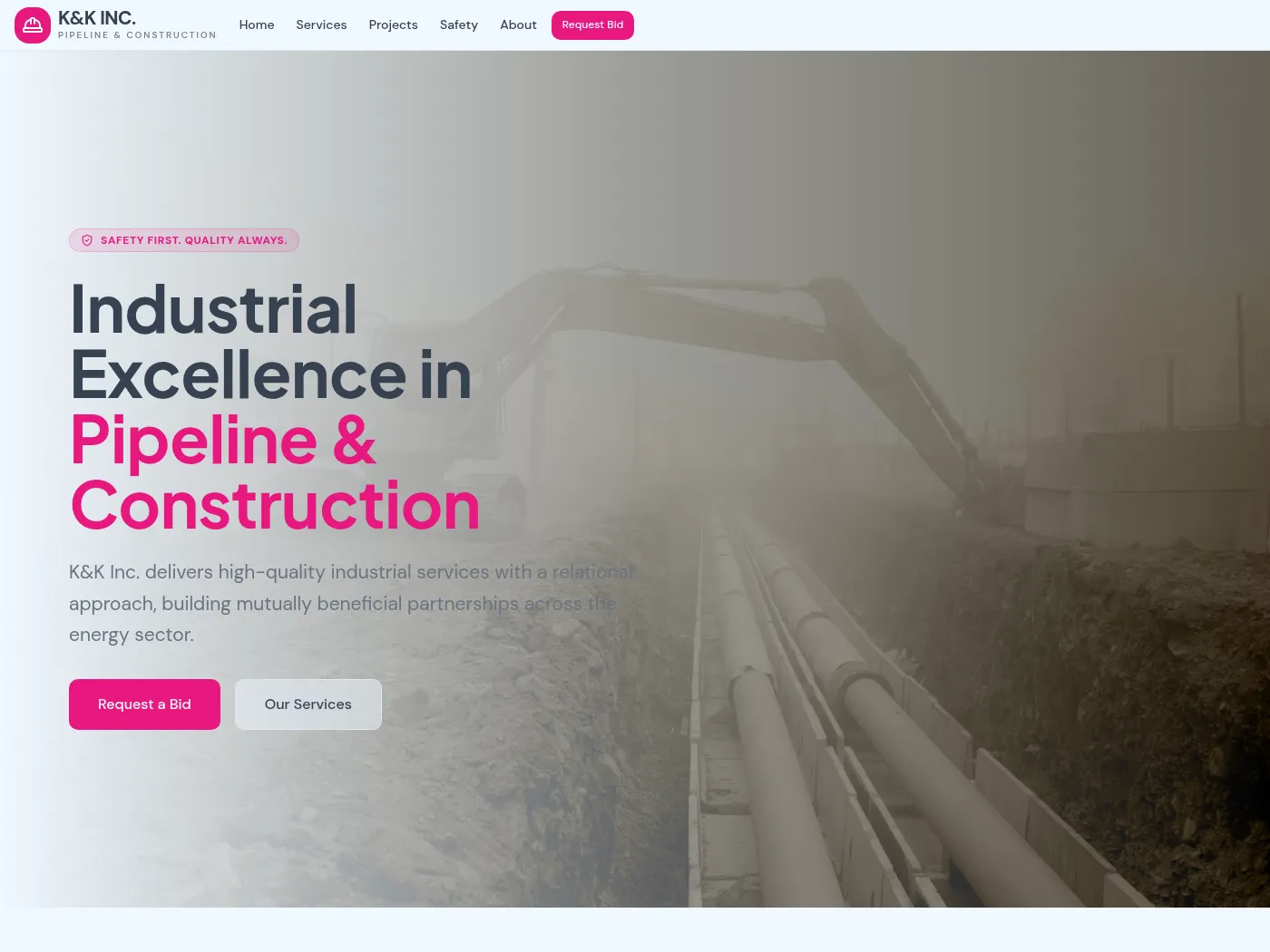 K&K Inc. Corporate Site