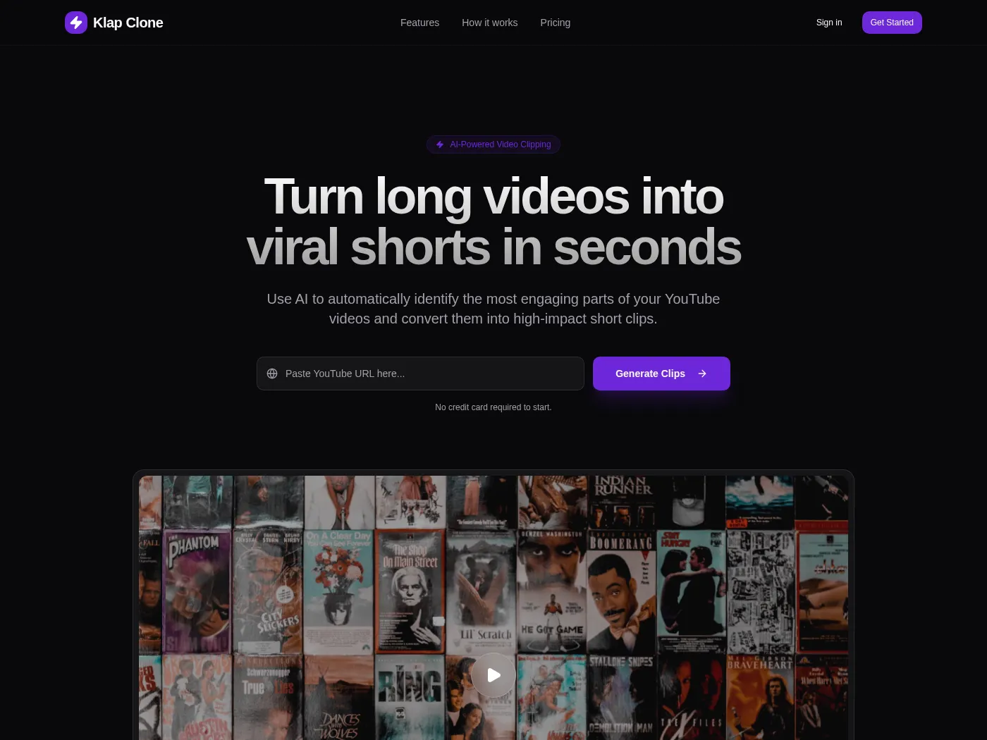 Klap Clone Web