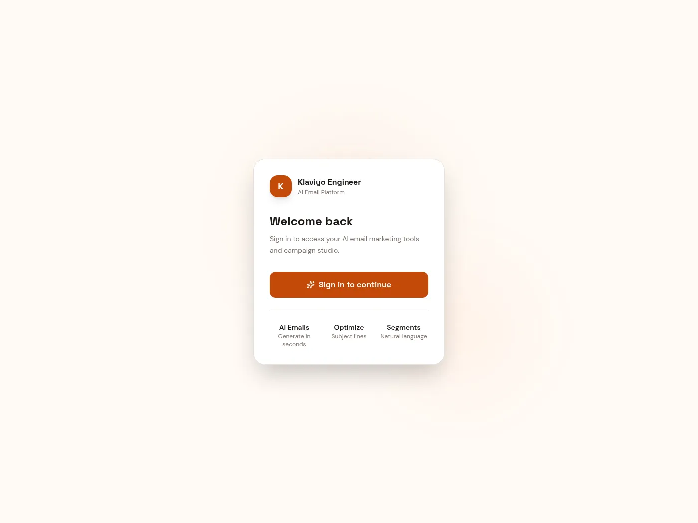 Klaviyo Email Engineer