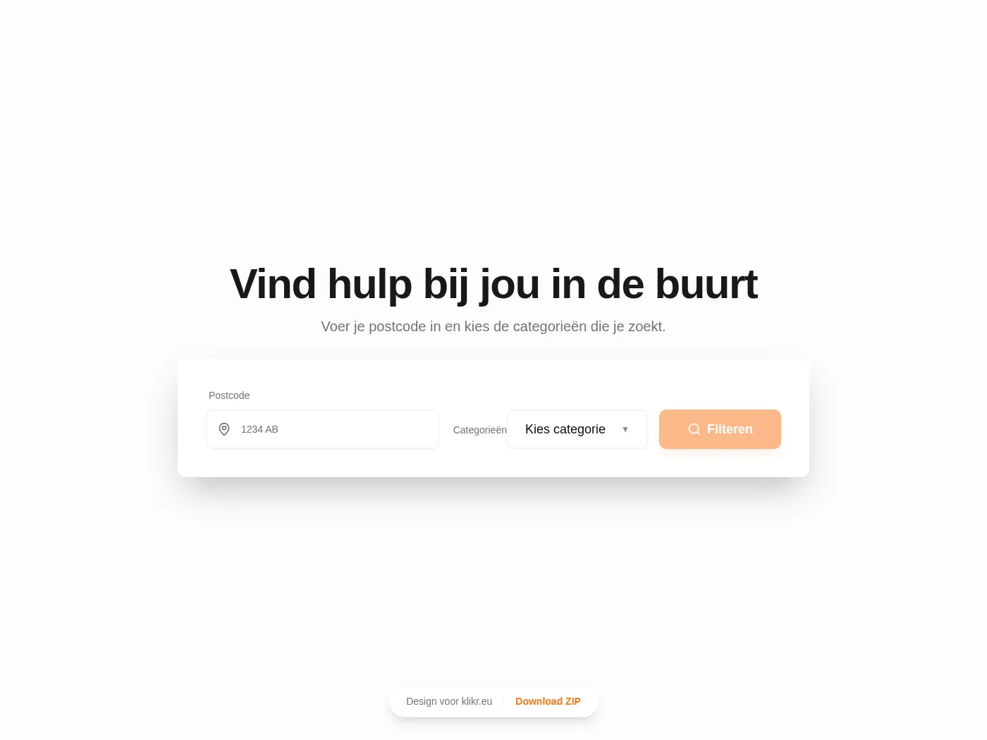 Klikr Postcode Filter Pro