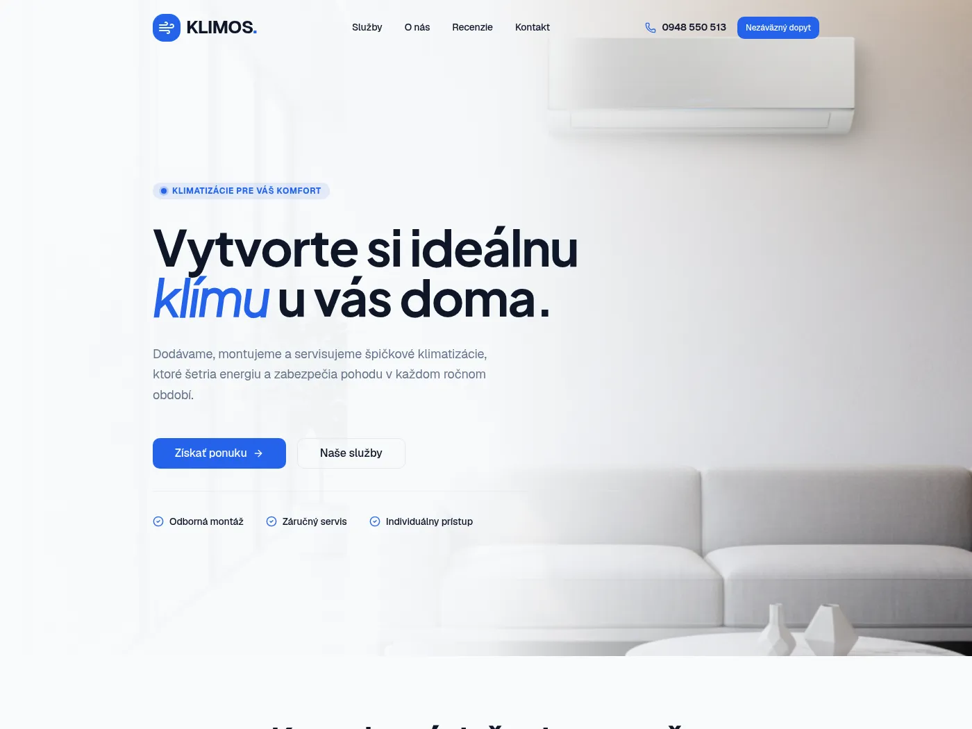 Klimos Klima Web