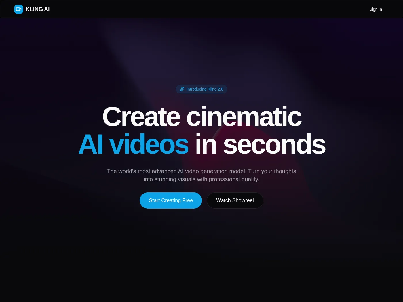 Kling 2.6 Clone
