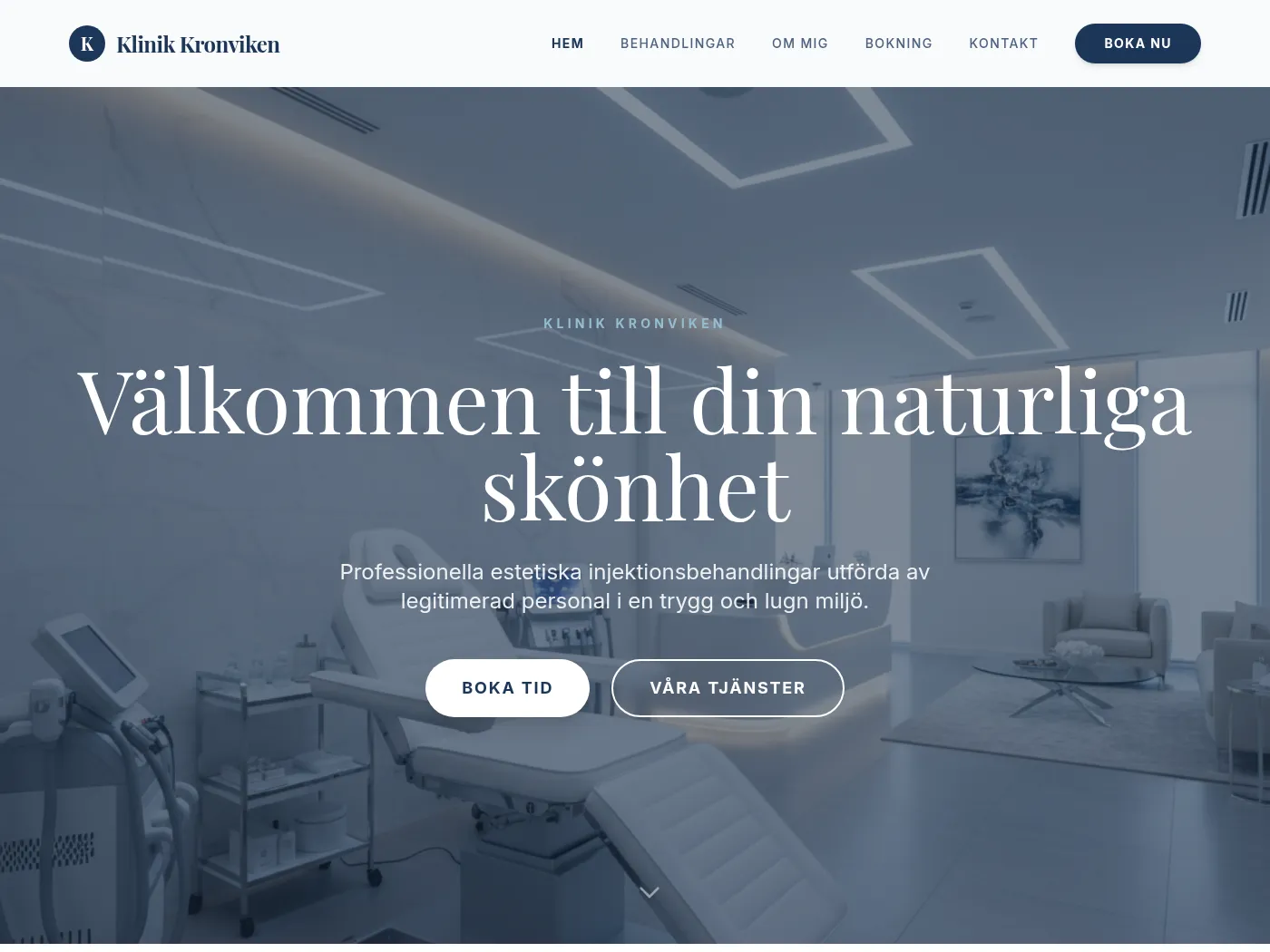 Klinik Kronviken Web
