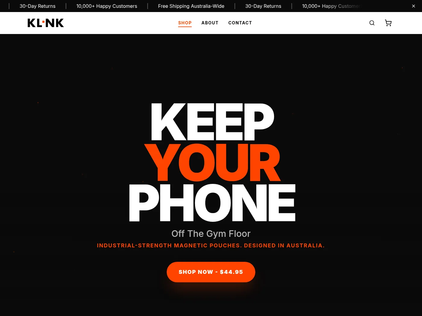 KLNK E-Commerce Site