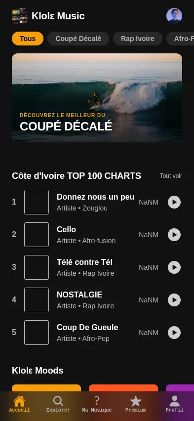 Klolε Music Platform