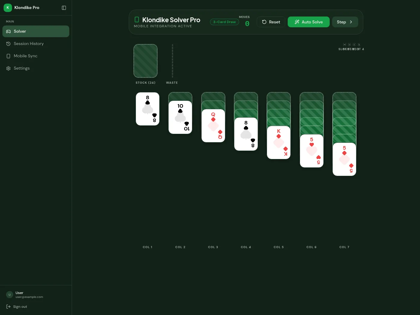 Klondike Solver Mobile