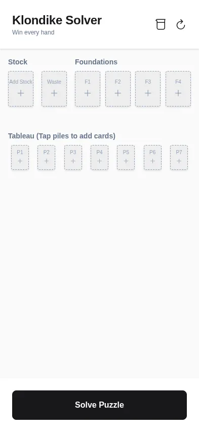 Klondike Solver Mobile