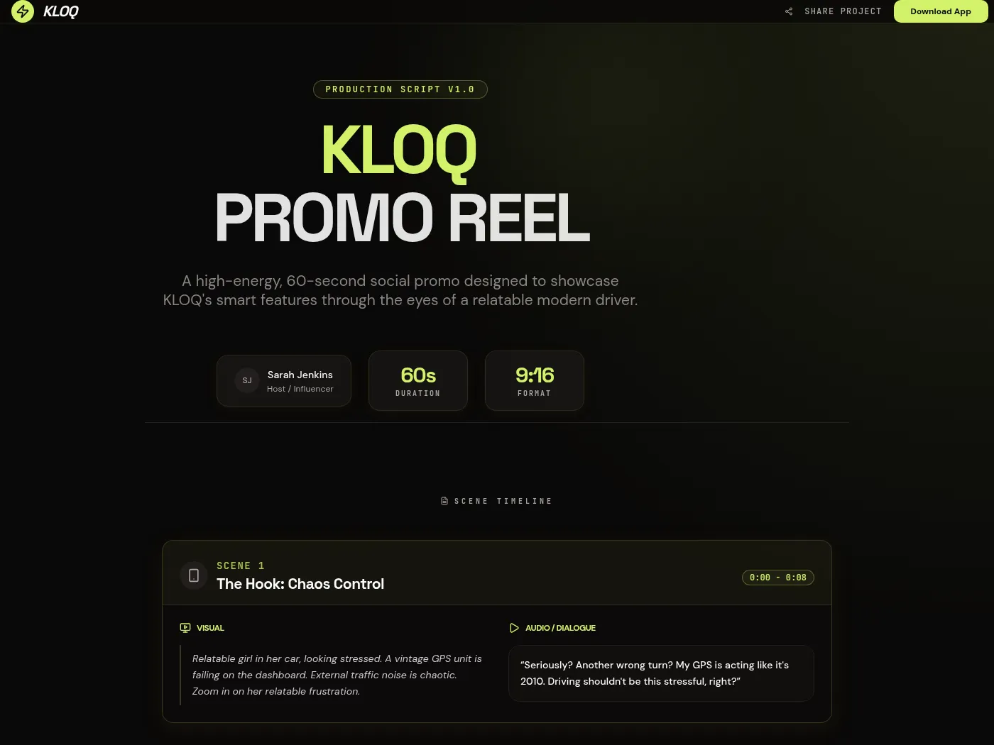 KLOQ Drive Promo Reel
