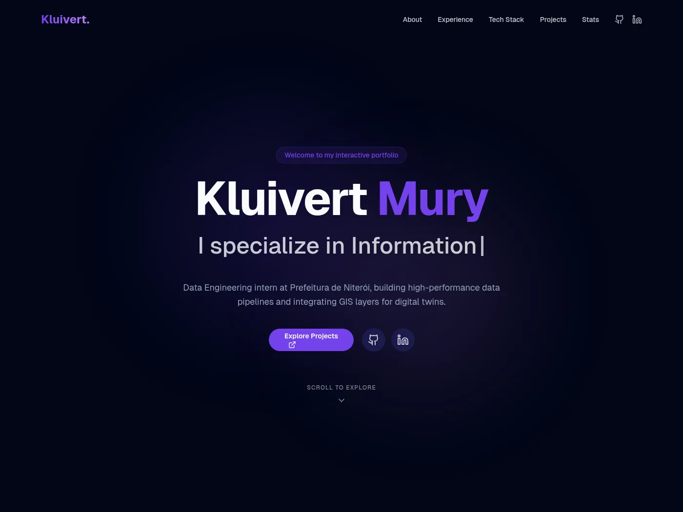 Kluivert Interactive Portfolio