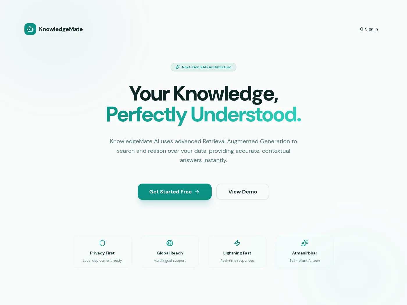 KnowledgeMate AI Chat