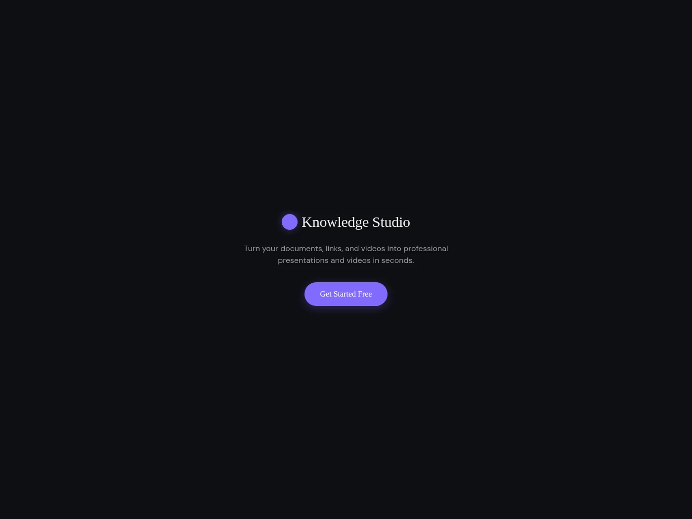 Knowledge Studio