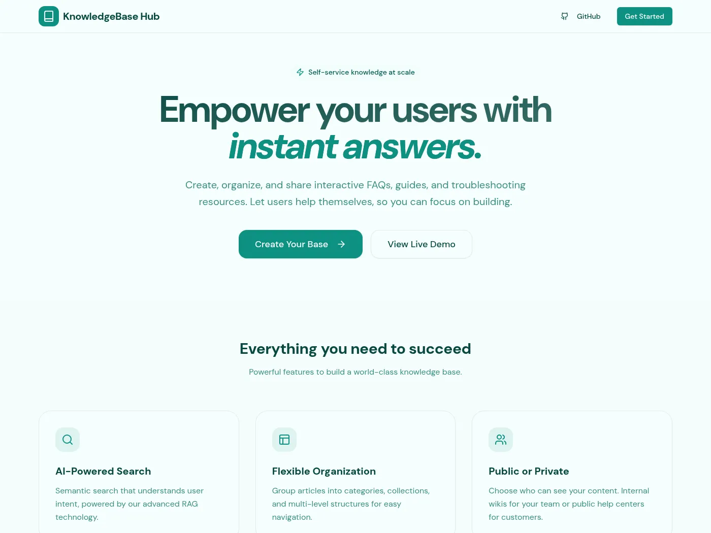 KnowledgeBase Hub