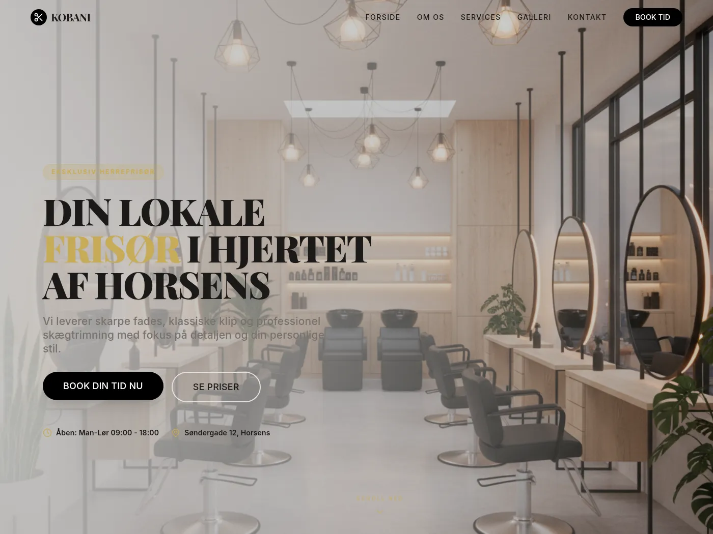 Kobani Salon Web Presence